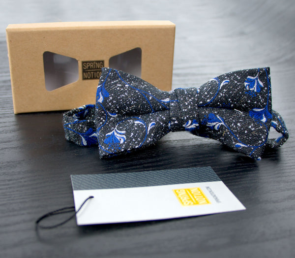 Men's Poly-Yarn Modern Floral Bow Tie – SPRING NOTION
